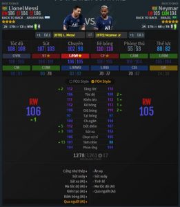 Đội hình PSG FO4 | Xây dựng team Paris Saint Germain FO4 chất